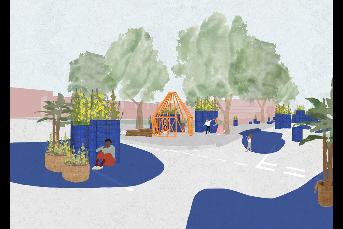 Nooma Studio unveils Somers Town ‘performing gardens’ | News | Building ...